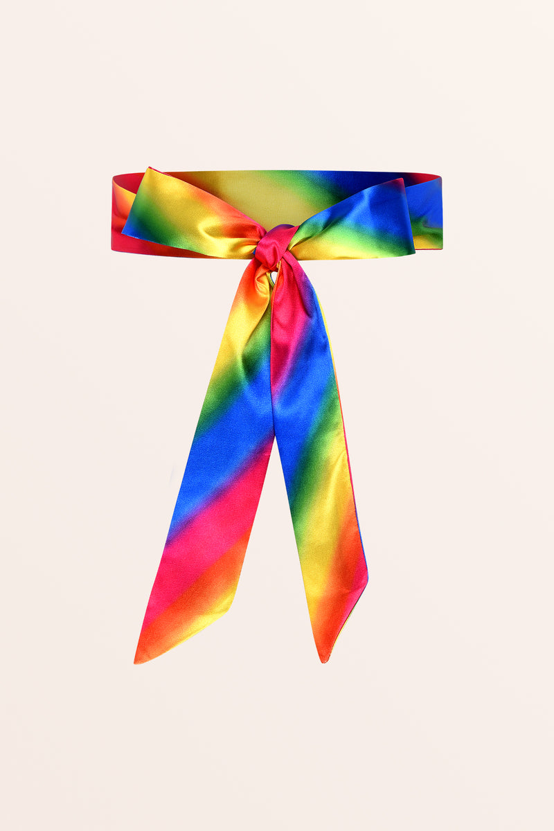 Satin Sash - Rainbow – BlackButterfly
